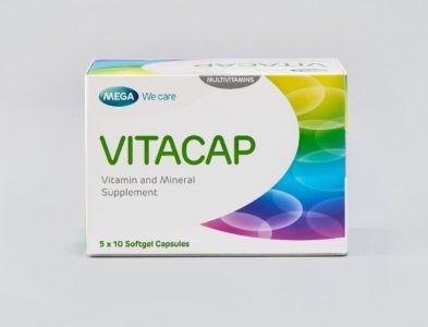 VITACAP VITAMIN AND MINERAL SUPPLEMENT 5X10 SOFTGELS – Careforte Pharmacy