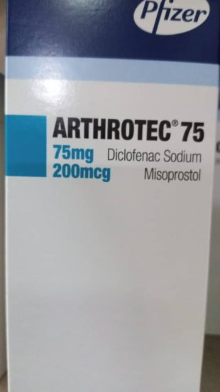 ARTHROTEC 75MG 200MCG X20 TABLETS – Careforte Pharmacy