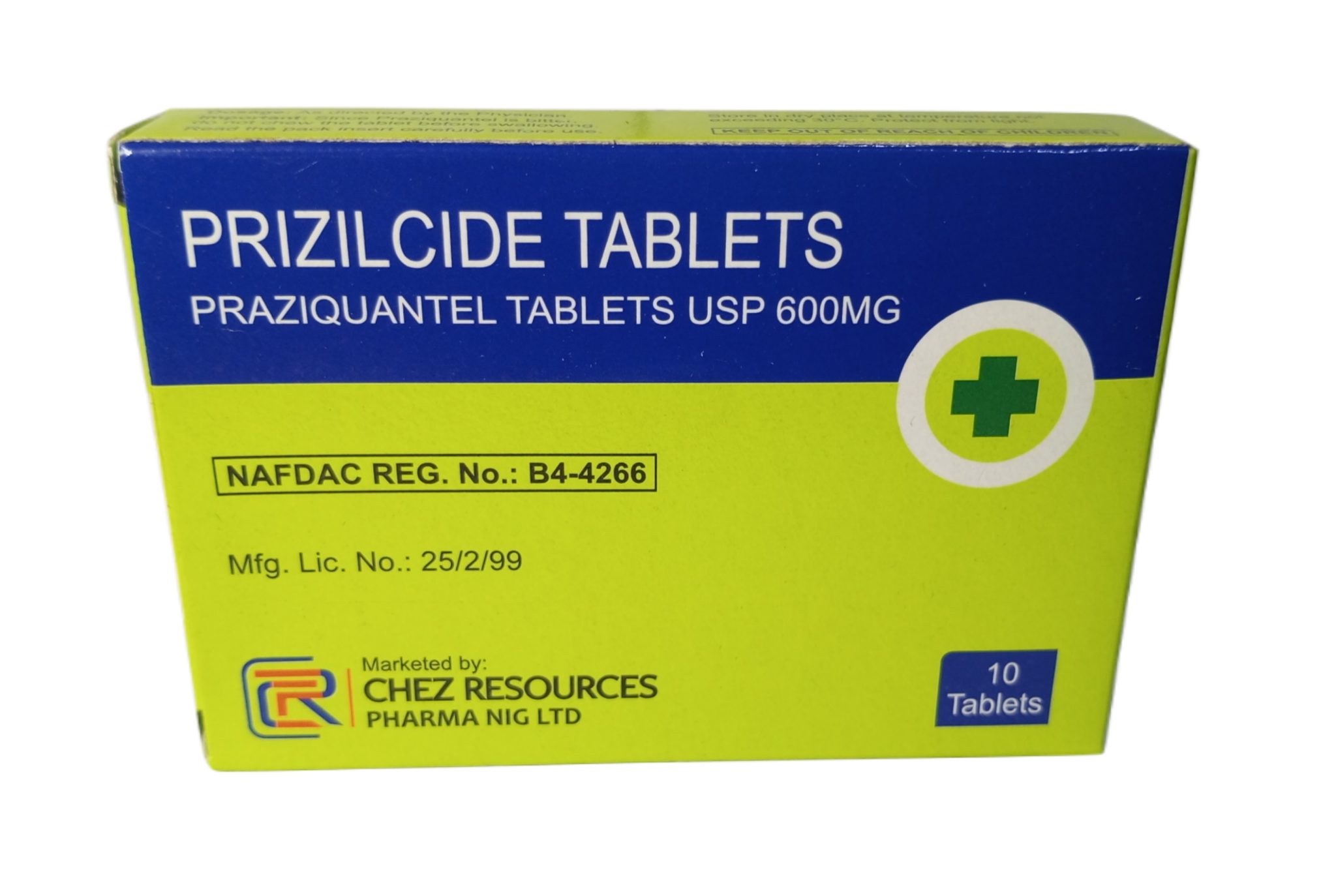 Prizilcide (Praziquantel Tablets Usp 600mg) X10 Tablets - Careforte ...